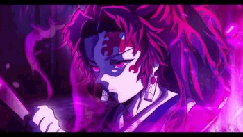 Tanjiro Kamado's Fierce Demon Slayer Moment – Animated Anime Action ...