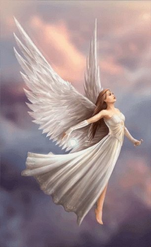 Ethereal Angel Ascending: A Fantasy Flight in Motion