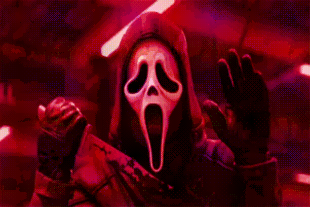 Chilling Scream in Red: Animated Horror Thriller