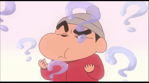 Download Anime Crayon Shin-chan Thinking Gif