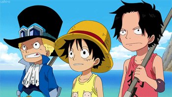 One Piece Trio: Ace, Sabo & Luffy United in Adventure