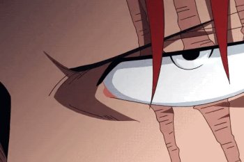 Shanks’ Intense Gaze – One Piece Anime Moment