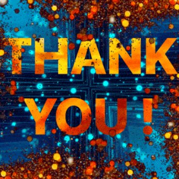 Vibrant Digital Gratitude: Animated Thank You Burst - Gif Abyss