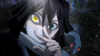 Obanai Iguro: The Serpent's Gaze from Demon Slayer Anime GIF