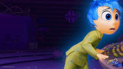 Joy in Action - Inside Out 2 GIF