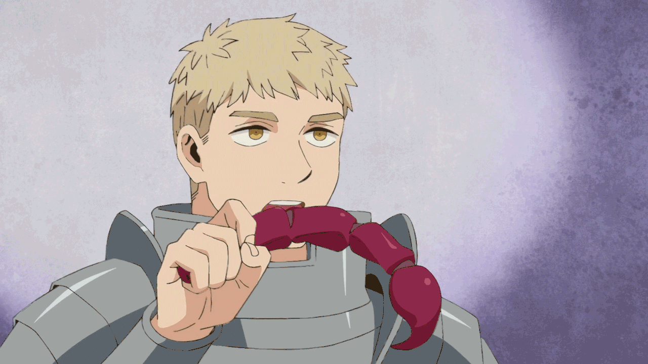 Animated: Laios Touden from Delicious in Dungeon