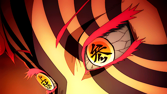 Akaza's Gaze - Demon Slayer Anime GIF