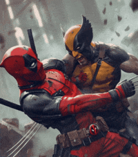 Epic Animated Clash: Deadpool vs. Wolverine Showdown