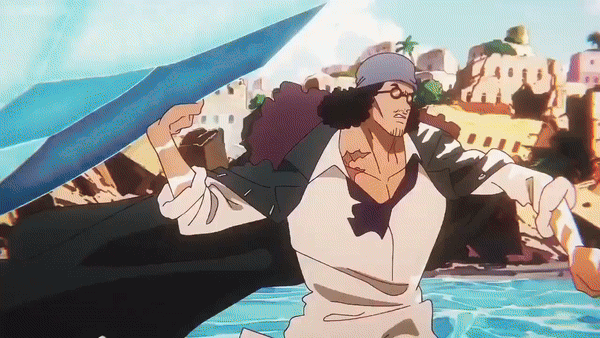 Aokiji vs. Garp: Epic One Piece Animated Moments