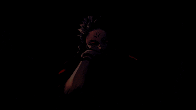 Darker Moments of Sukuna: A Jujutsu Kaisen Animated GIF