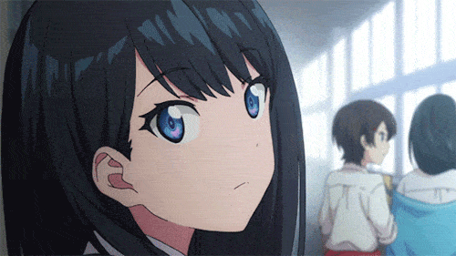 Serene Moments: An Enchanting Anime Girl GIF