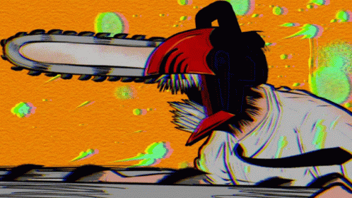 Denji in Action: Animated Chainsaw Man GIF