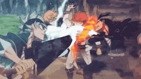 Asta's Clash: Epic Battles in Black Clover (Animated GIF)