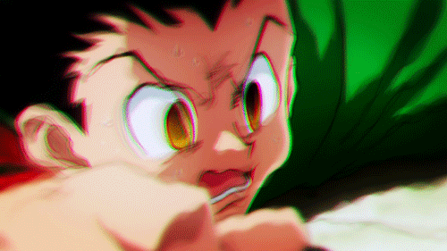 Gon Freecss in Action: A Dynamic Anime GIF from Hunter x Hunter