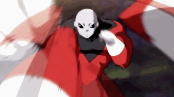 Jiren's Powerful Punch - Anime GIF from Dragon Ball Super