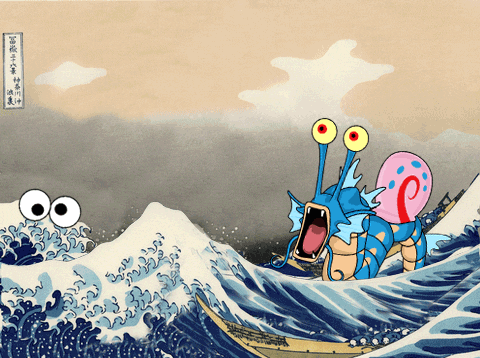 Gyarados Waves: An Artistic Pokémon Animation