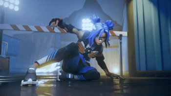 Join Neon in Valorant's Electrifying Action! - Gif Abyss