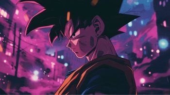 Goku's Rage: A Sad Anime Gif
