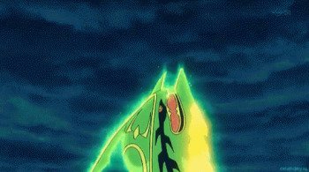 Epic Rayquaza Animation GIF from the Pokémon Universe