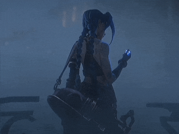 Download TV Show Arcane Jinx (League Of Legends) Gif