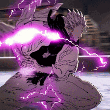 Gojo vs Sukuna: Epic Clash in Jujutsu Kaisen Animated GIF!