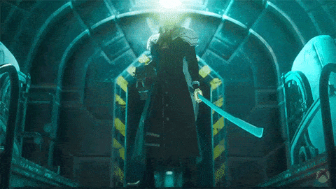 Sephiroth in Action: A Captivating FF VII Rebirth Animated Gif