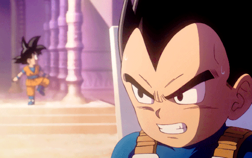 Goku and Vegeta in Action: A Dragon Ball DAIMA Animation
