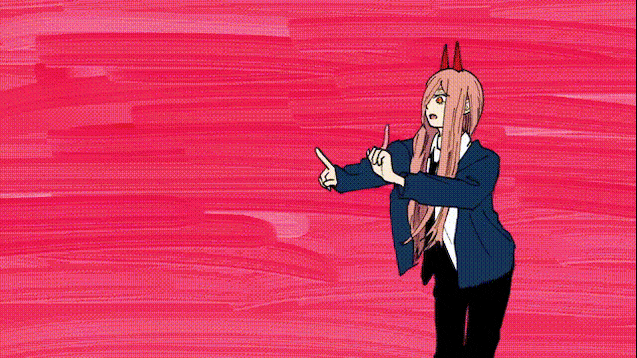 Chainsaw Man Power Animated GIF – Dynamic Anime Short Video