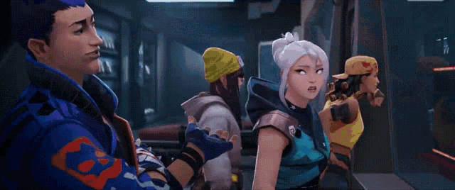 Download Video Game Valorant Jett (Valorant) Yoru (Valorant) Gif