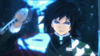 Giyuu Tomioka in Action - Animated Gif from Demon Slayer - Gif Abyss