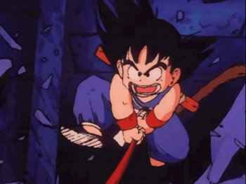 Goku in Action: Animated Dragon Ball GIF