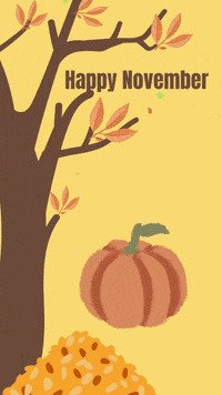 Celebrate November: An Animated Autumn Delight