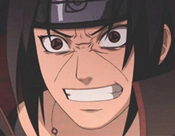 Itachi Uchiha’s Sharingan in Action – Animated Naruto GIF - Gif Abyss