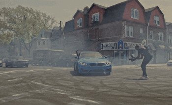 BMW Drift Magic: A Thrilling Animated Showdown