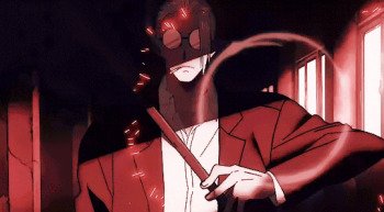 Taro Sakamoto in Action: An Anime GIF from Sakamoto Days