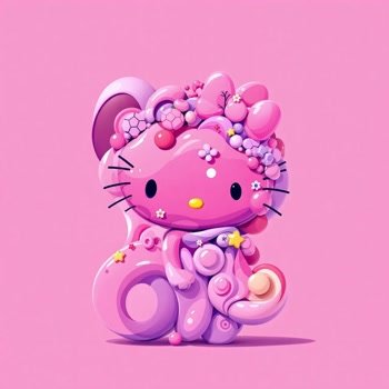 Hello Kitty: Blooming Pink GIF Hello Kitty - Petal Pop Animation Hello ...