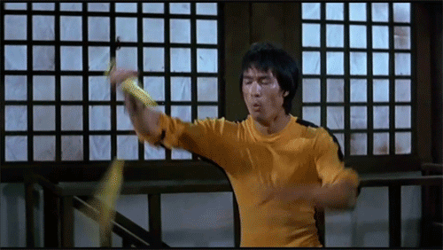Download Martial Arts Celebrity Bruce Lee Gif - Gif Abyss