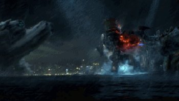 Download Movie Pacific Rim Monster Robot Battle Gif