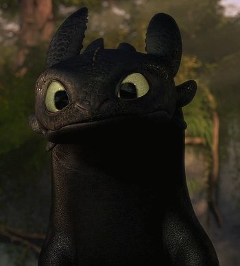 Toothless the Dragon: Iconic Moment from How to Train Your Dragon Movie ...