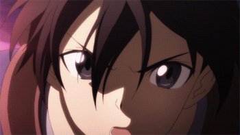 Kirito — Emotional Close-Up (Sword Art Online GIF) - Gif Abyss