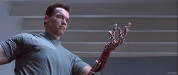 Download Cyborg Futuristic Movie The Terminator Gif