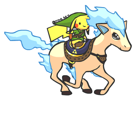 Zelda Pikachu - Gif Abyss