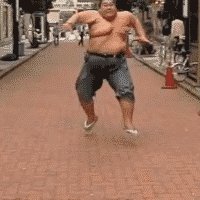 Hilarious Running GIF