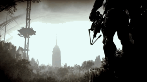 Download Futuristic Video Game Crysis Futuristic Gaming Gif