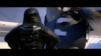 Overwatch Action: Intense Animated Showdown GIF