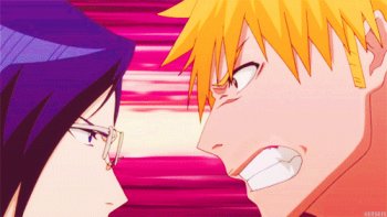 Download Uryu Ishida Anime Bleach Confrontation Emotion Gif
