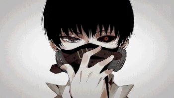 Ken Kaneki Unmasked: Tokyo Ghoul Anime Character Reveal GIF