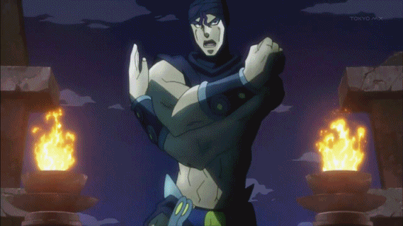 Download Anime Jojo's Bizarre Adventure Gif