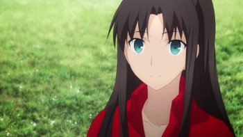 Download Rin Tohsaka Anime Fate/Stay Night Girl Nature Anime Girl Gif