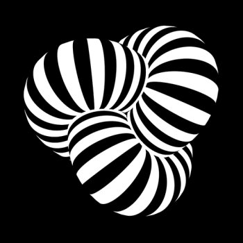 Monochrome Stripes — Animated Abstract Loop
